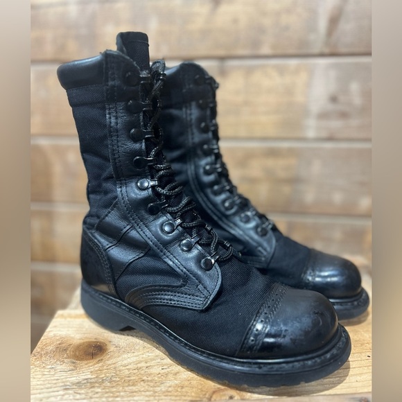 Corcoran | Shoes | Vtg Lace Up Combat Corcoran Heritage Leather Canvas ...